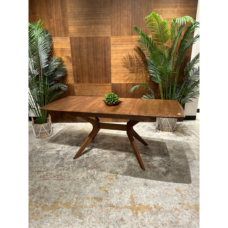 Corrigan Studio® Radiant Elm Extendable Dining Table | Wayfair